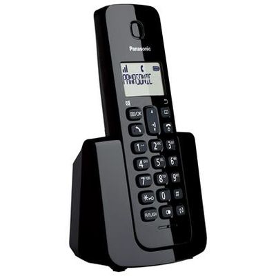 Telefone Sem Fio Dect 6.0 com ID de chamadas Preto - Panasonic KX-TGB110LBB - cienciamodernaonline